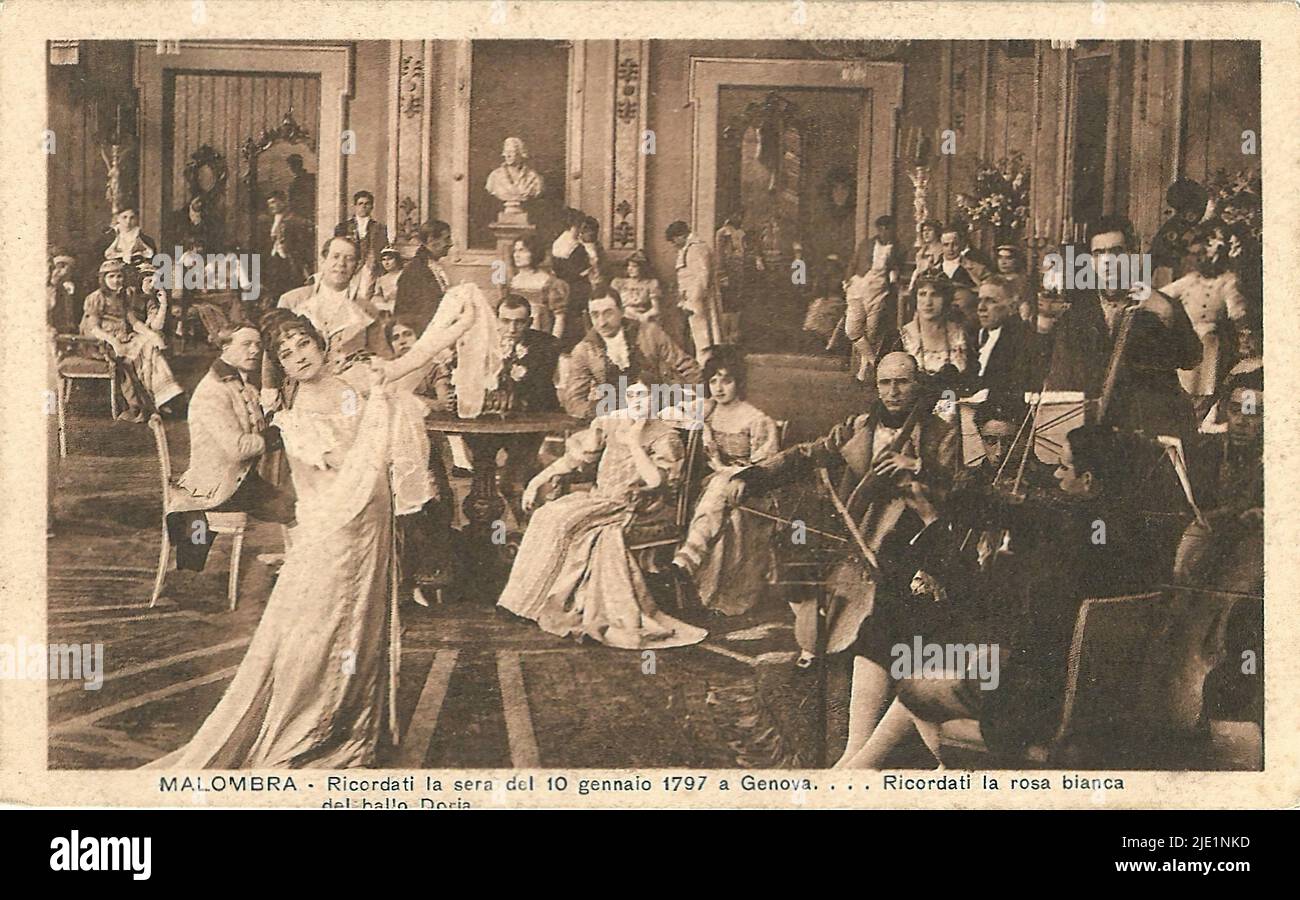 Malombra (1917) 002 - Italian silent movie Stock Photo - Alamy