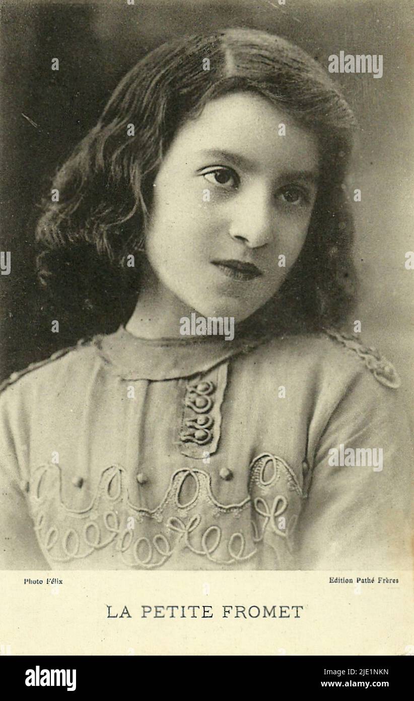 Maria Fromet - French silent movie era Stock Photo - Alamy