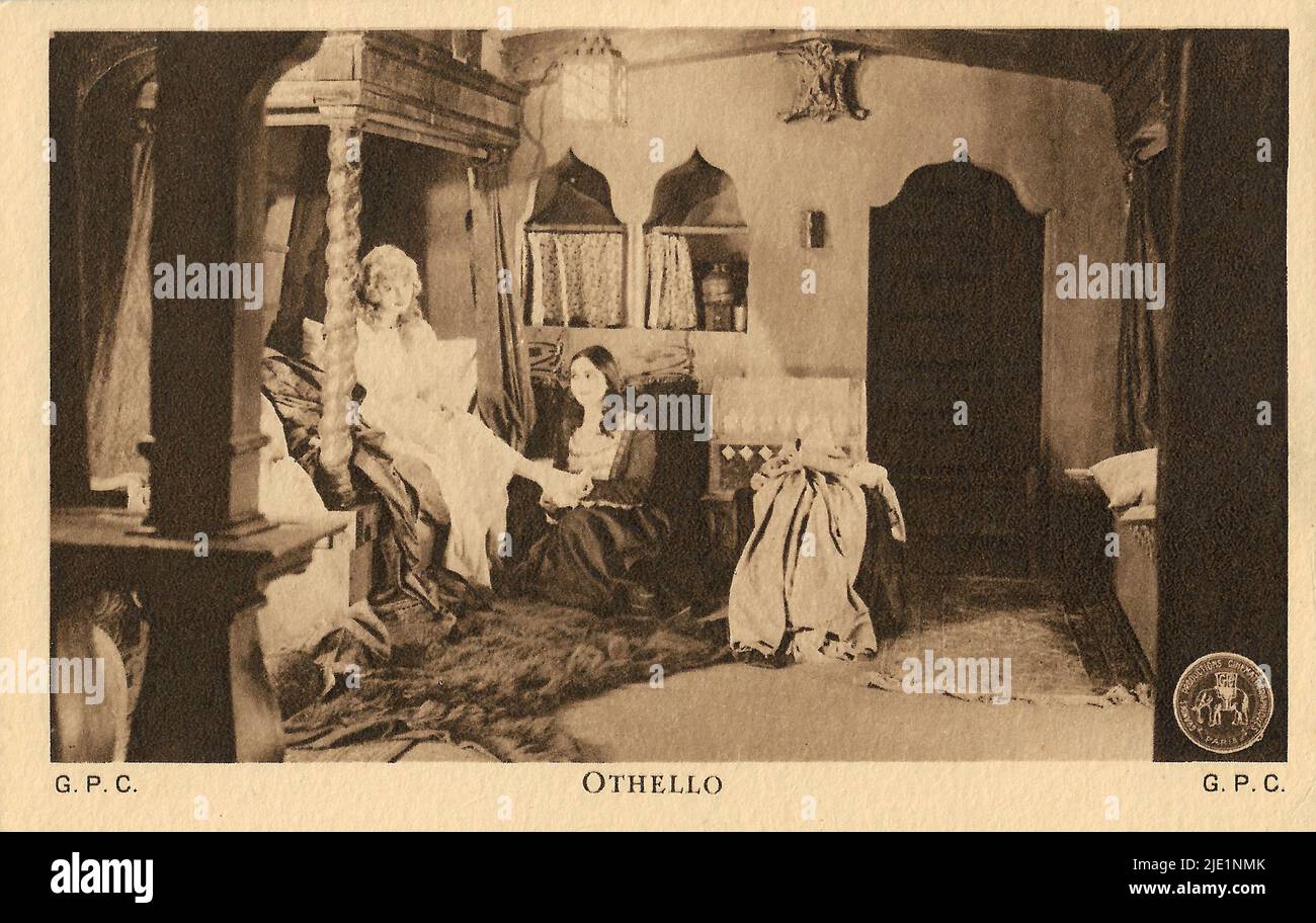 Othello (1922) 004 - German weimar era cinema (1918 - 1935 Stock Photo ...