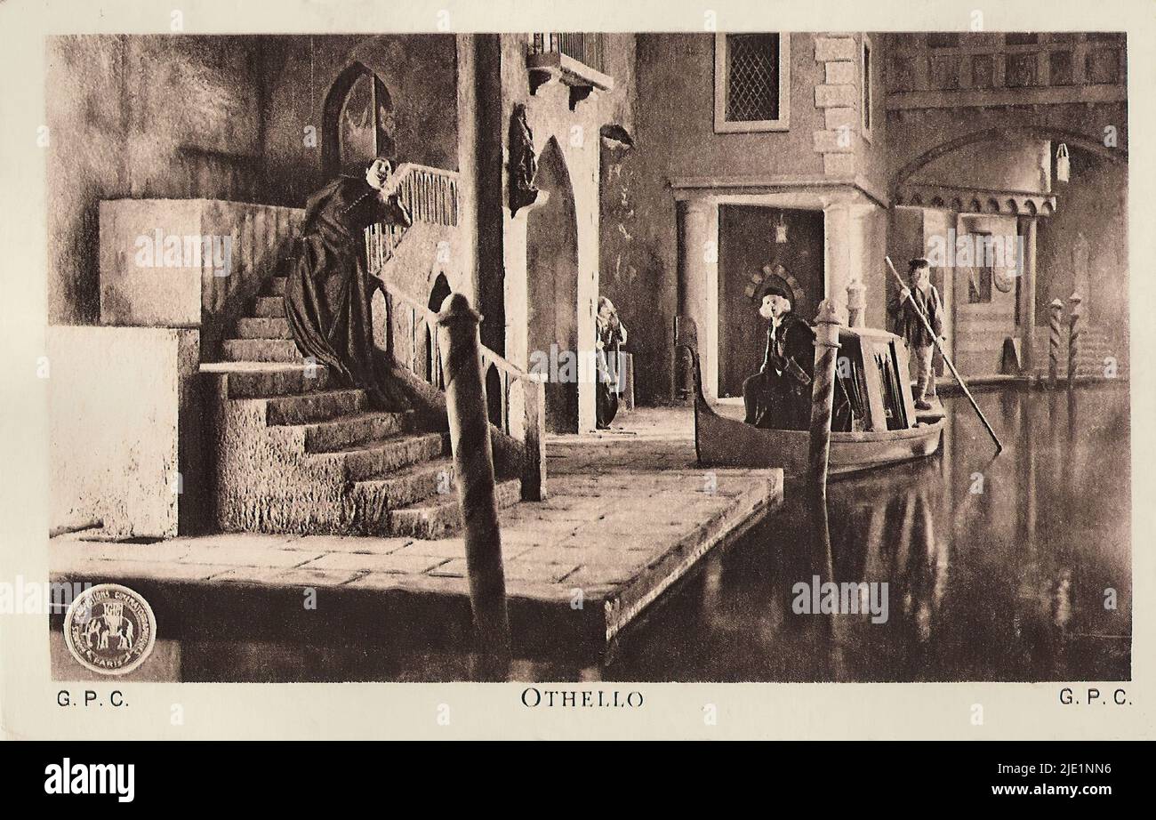 Othello (1922) 002 - German weimar era cinema (1918 - 1935 Stock Photo ...