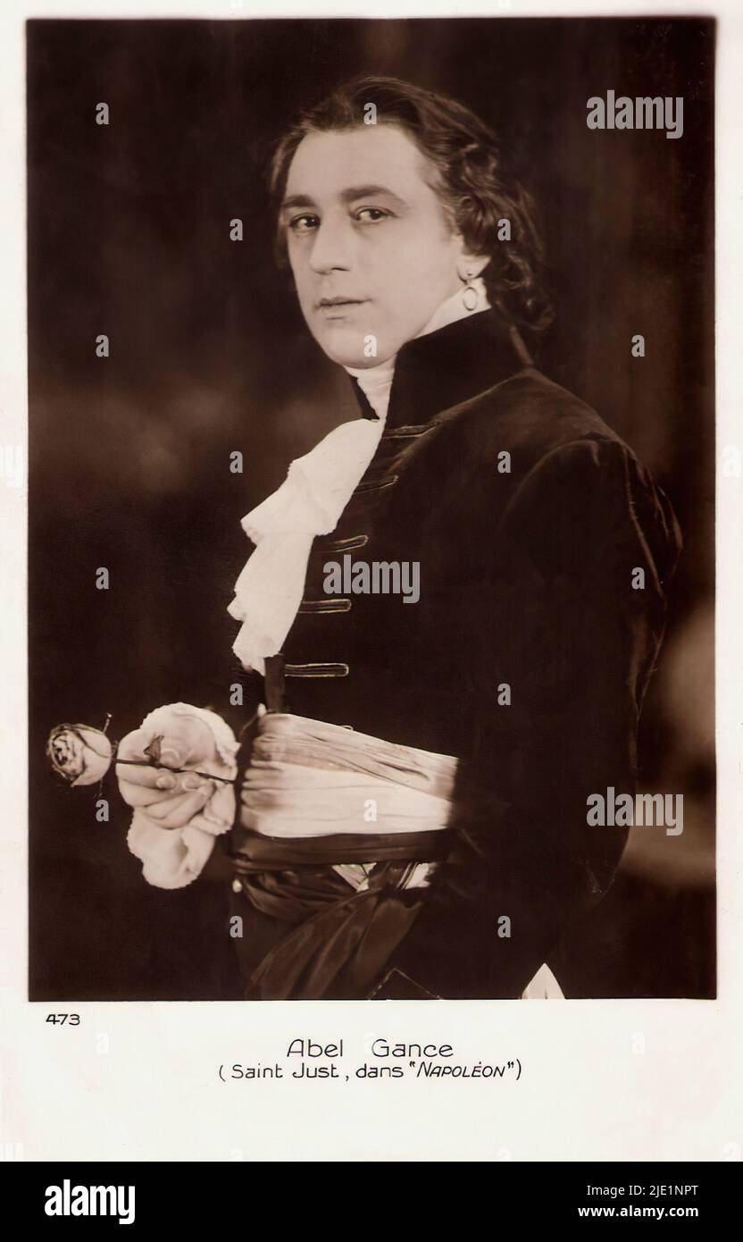 Portrait of Abel Gance - French theatre classic era Stock Photo - Alamy