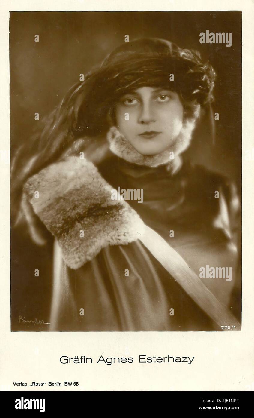 Portrait of Agnes Esterhazy 003 - German weimar era cinema (1918 - 1935 Stock Photo - Alamy