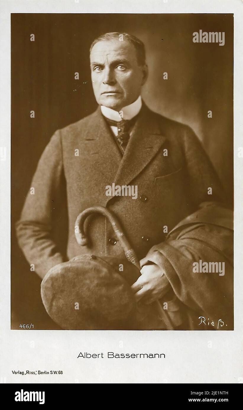 Portrait of Albert Bassermann 004 - German weimar era cinema (1918 ...