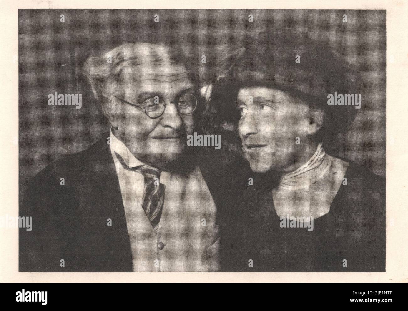 Portrait of Albert and Else Bassermann in Groszstadtluft - German ...