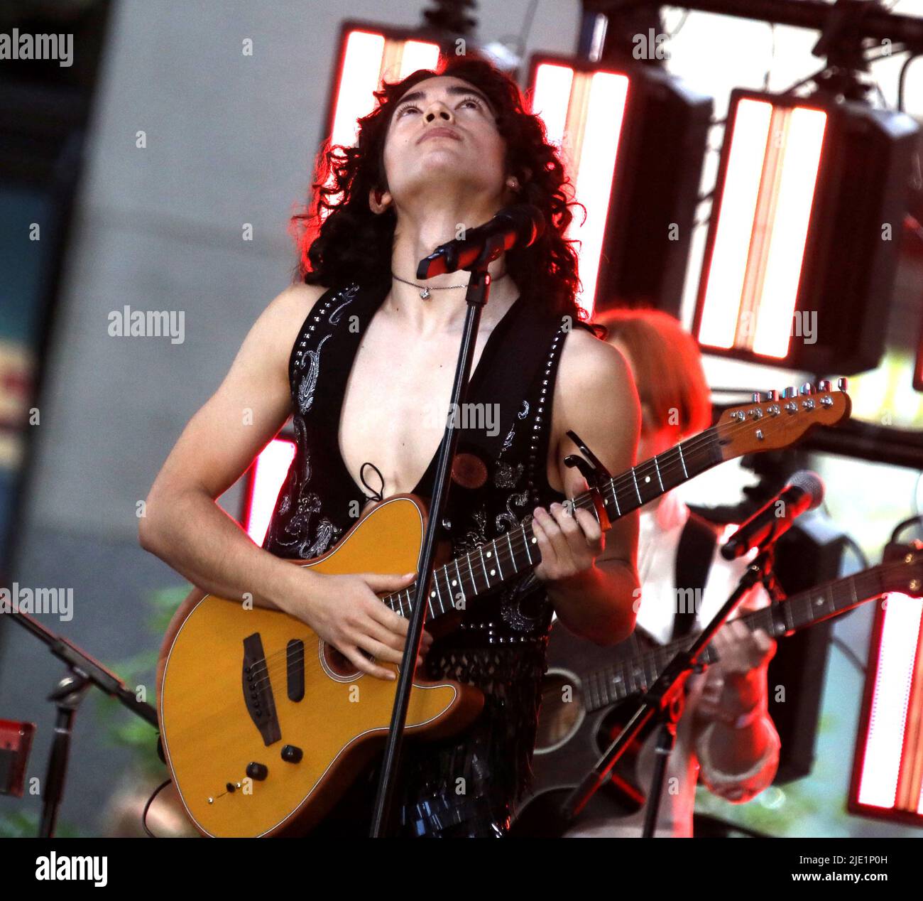 June 24, 2022, New York, New York, USA: Singer CONAN GRAY performs on ...