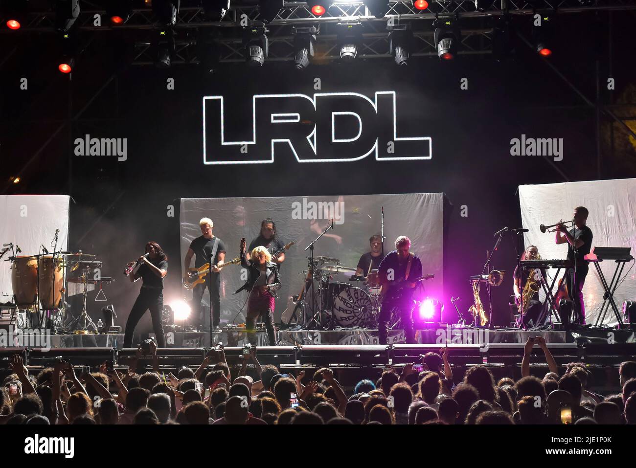 Rome, Italy. 23rd June, 2022. The duo ''La Rappresentante di Lista ...