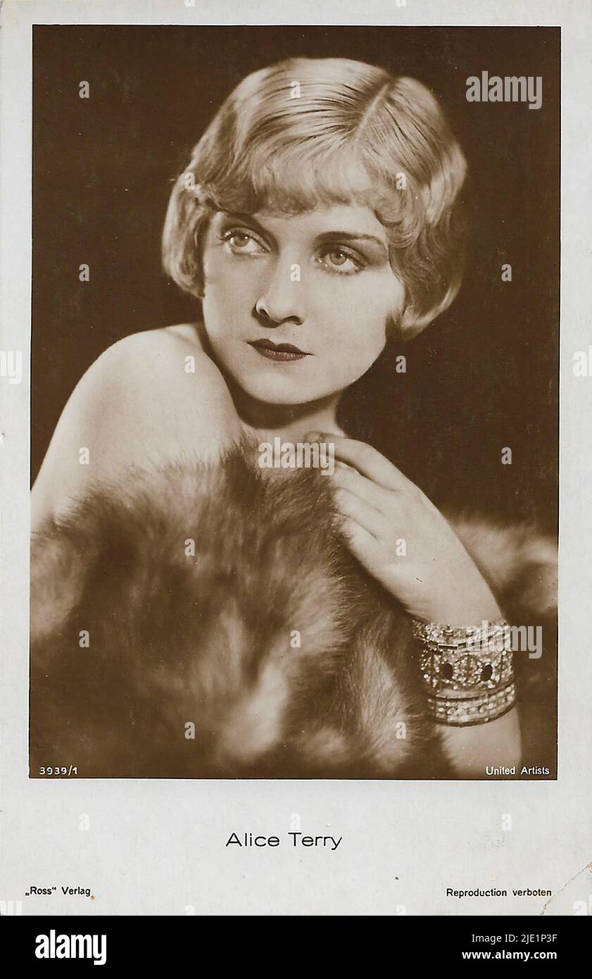 Actress alice terry hi-res stock photography and images - Alamy