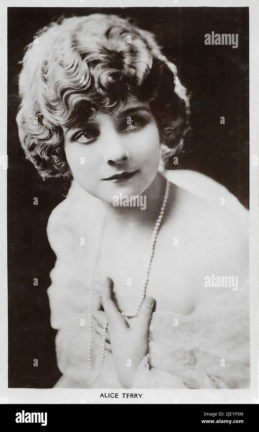 Portrait of Alice Terry 003 - Hollywood silent movie actress Stock ...
