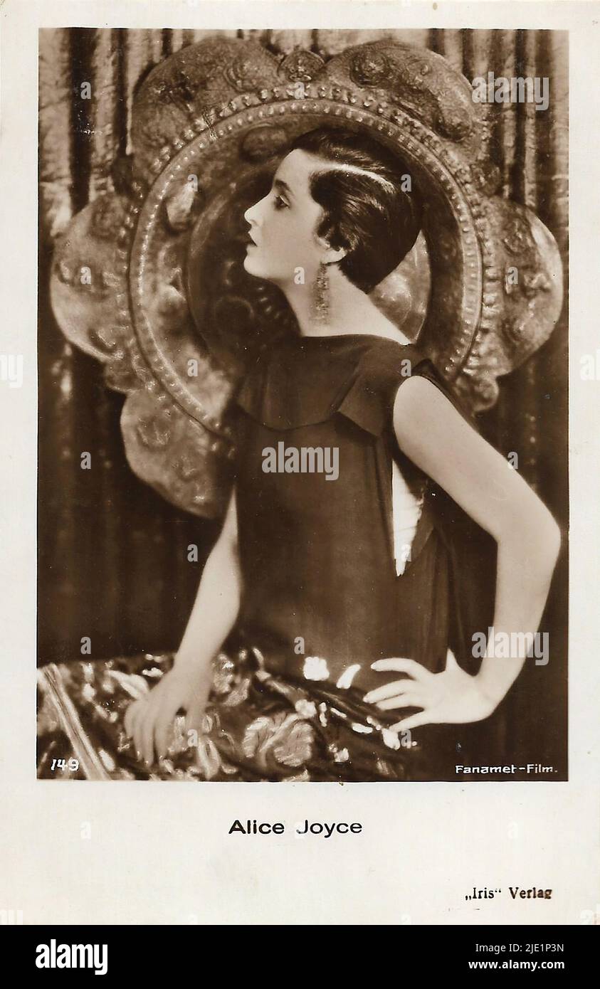 Portrait of Alice Joyce 004 - Hollywood silent movie actress Stock ...