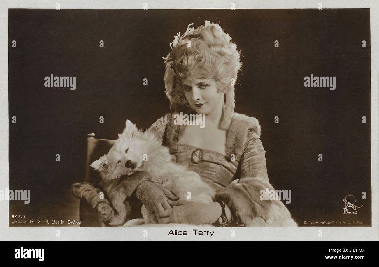 Portrait of Alice Terry in Scaramouche (1923) - Hollywood silent movie ...