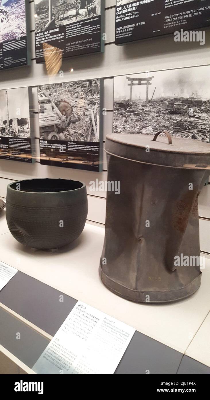 Museum and Peace Park ,in the center of the complex is the Hypocenter ...