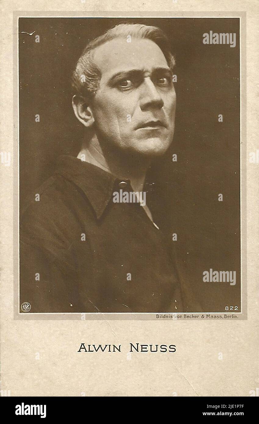 Portrait of Alwin Neuss 007 - German weimar era cinema (1918 - 1935 ...