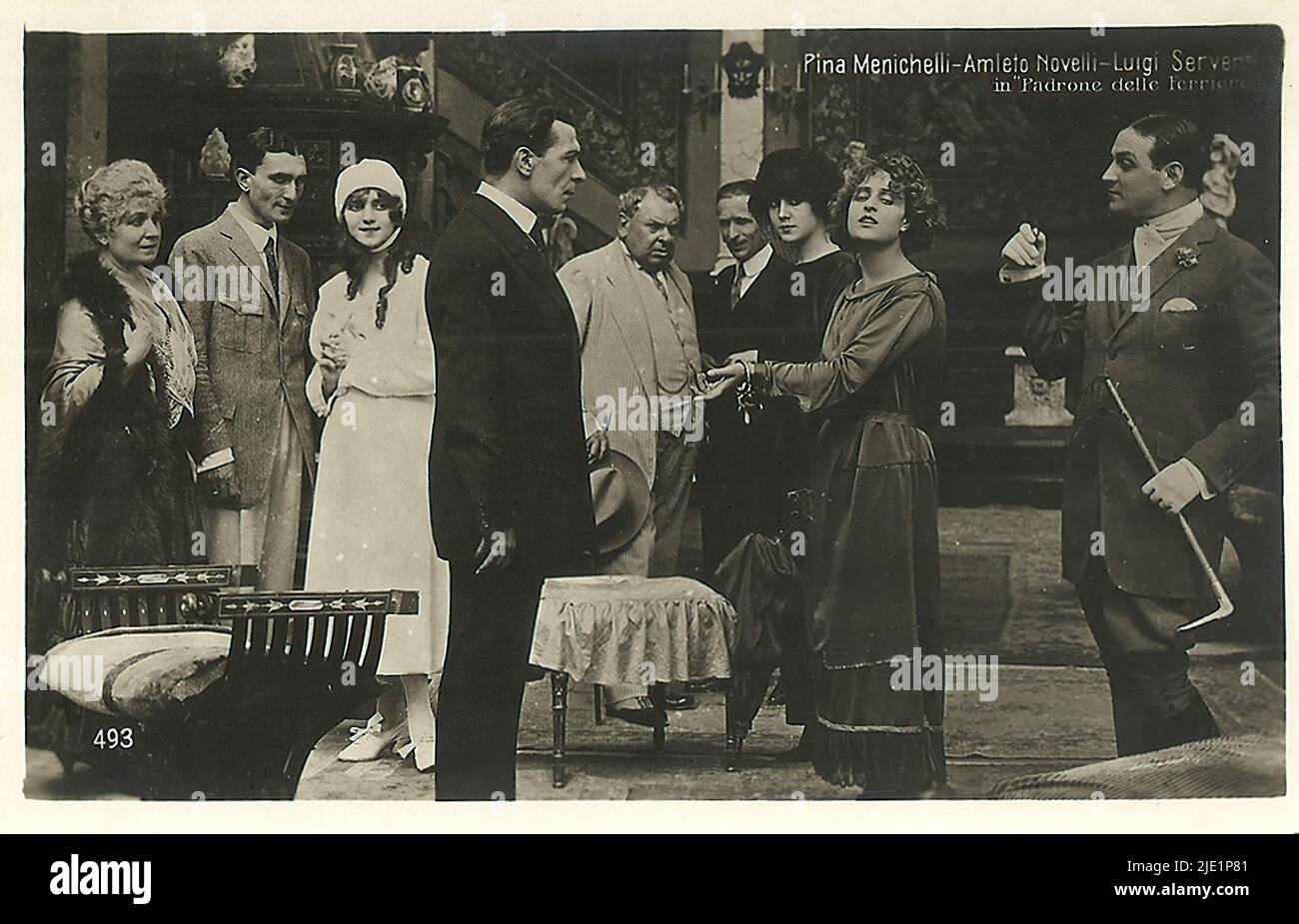 Portrait of Amleto Novelli and Pina Menichelli in Il padrone delle ...