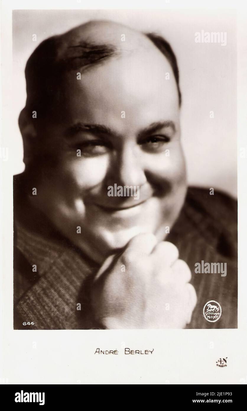 Portrait of André Berley - French theatre classic era Stock Photo - Alamy