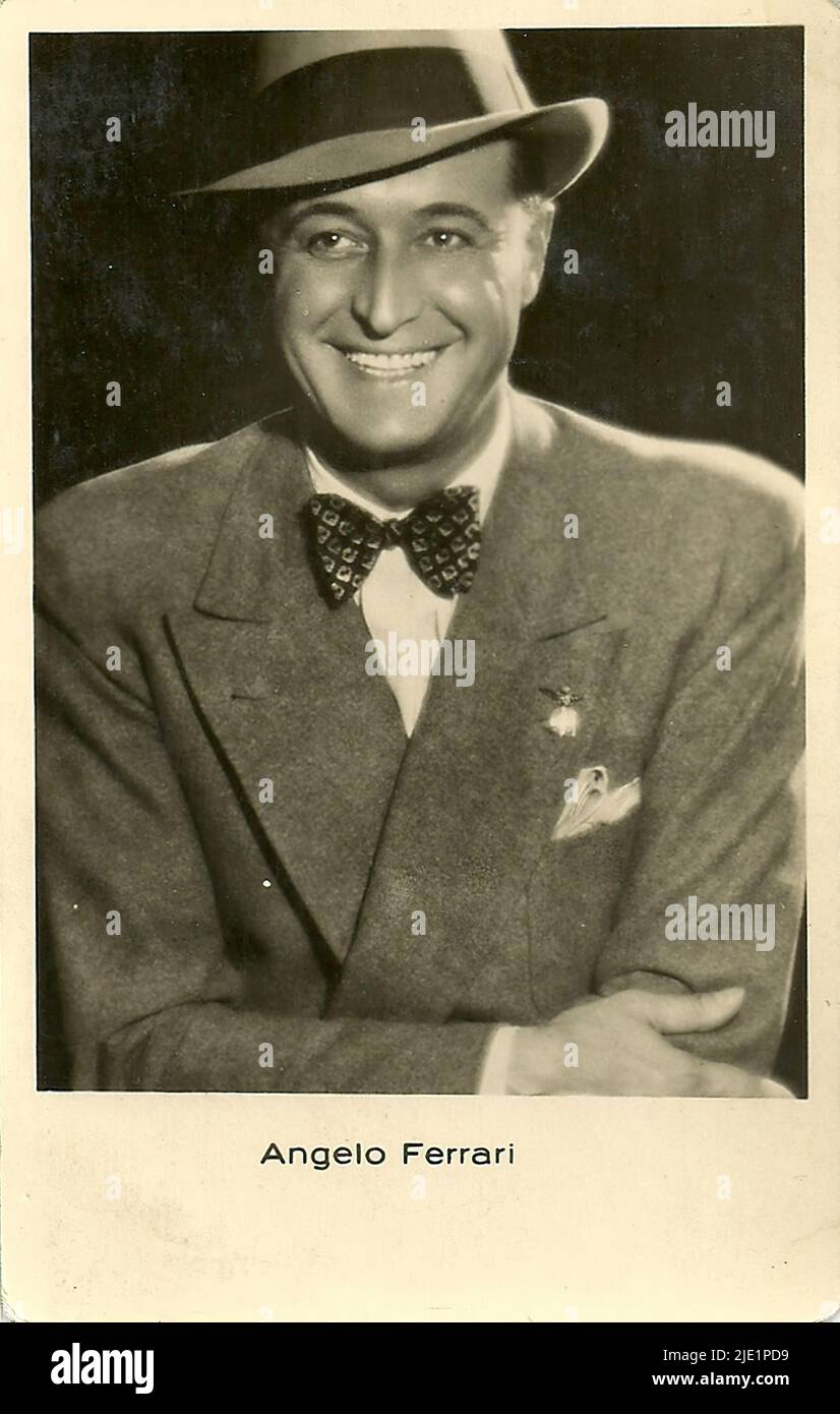 Portrait of Angelo Ferrari 002 - German weimar era cinema (1918 - 1935 ...