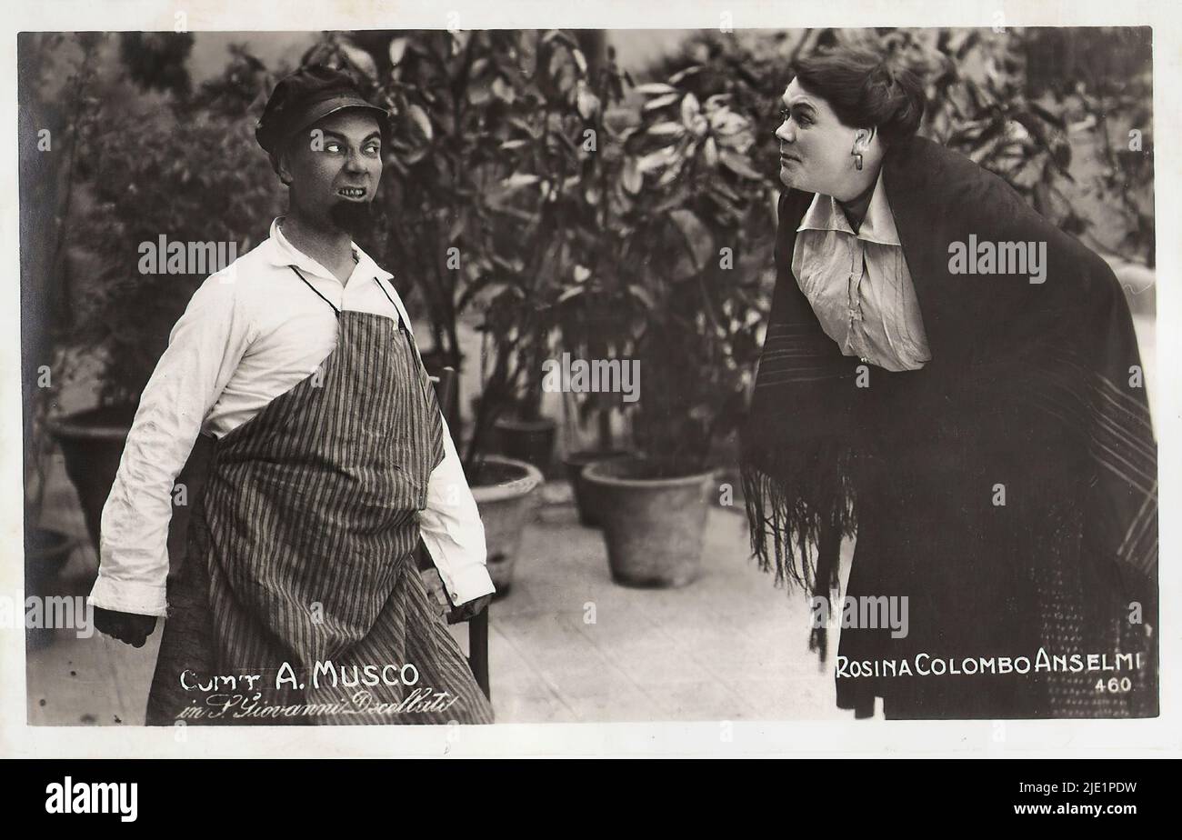 Portrait of Angelo Musco in S. Giovanni Decollato - Italian silent ...