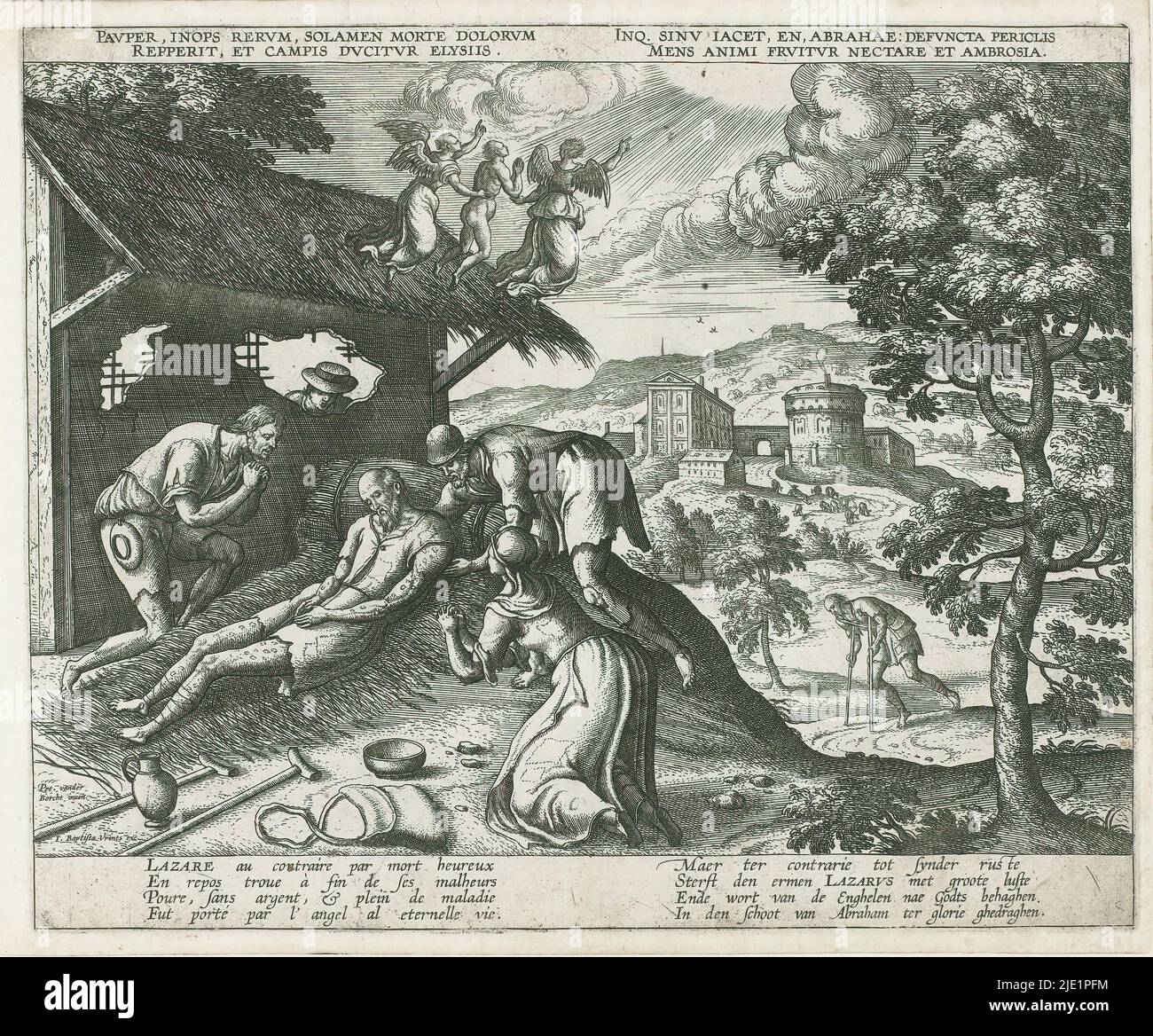 The Death of the Poor Lazarus, Parable of the Rich Man and the Poor ...