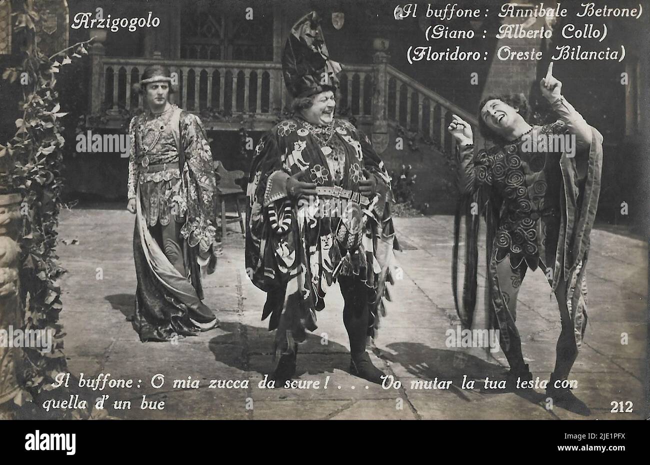 Portrait of Annibale Betrone, Oreste Bilancia, and Alberto Collo in L ...