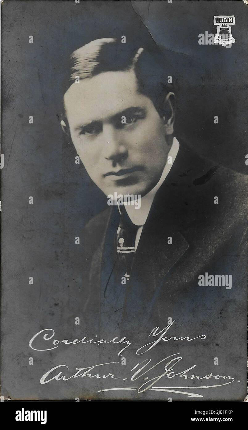 Portrait of Arthur V. Johnson - American cinema before Hollywood era ...