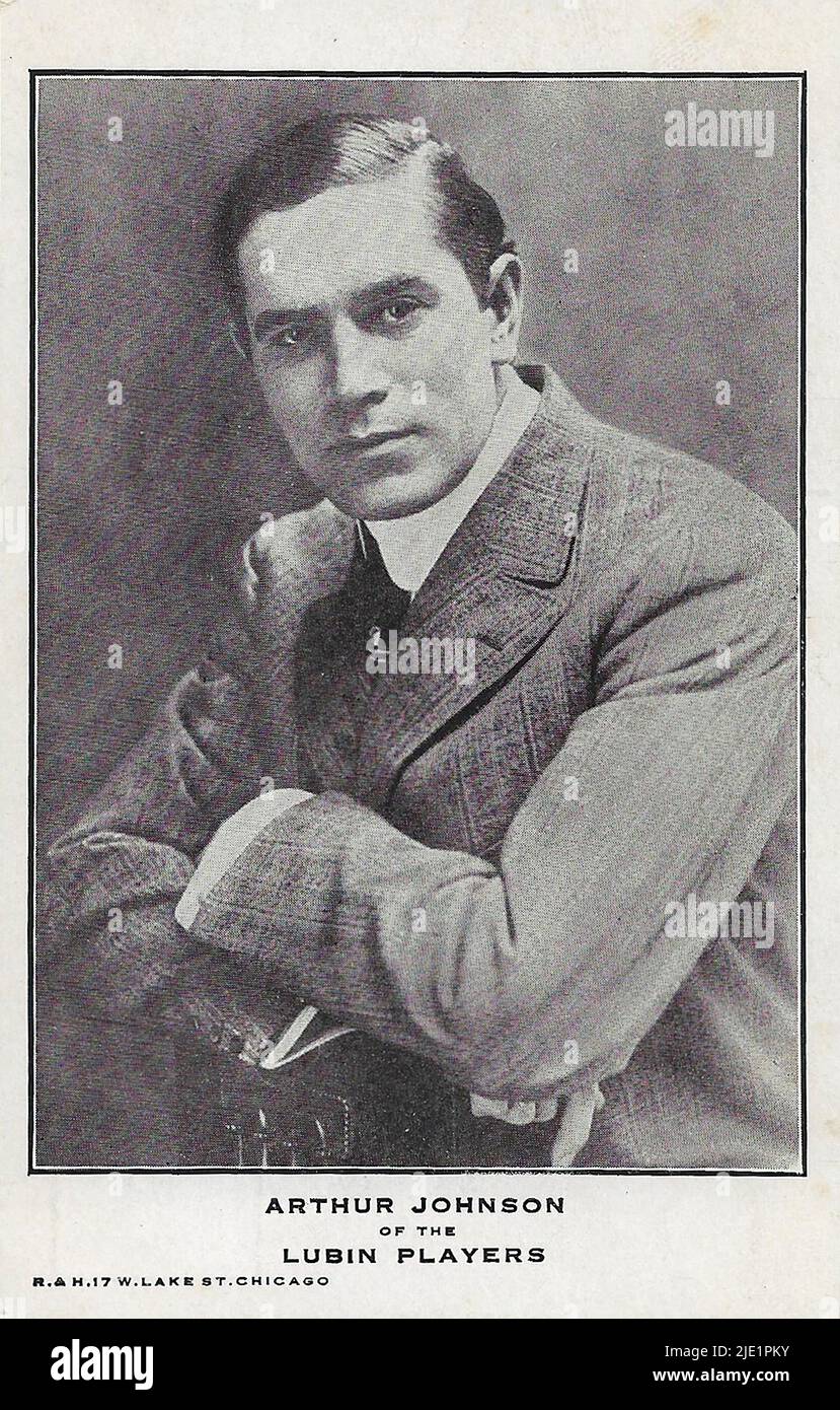 Portrait of Arthur Johnson - American cinema before Hollywood era Stock ...