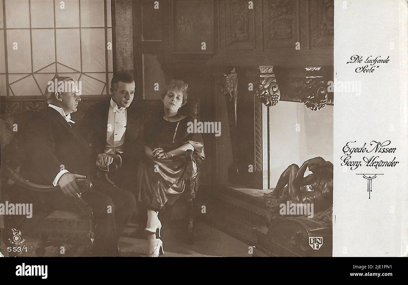 Portrait of Aud Egede Nissen and Georg Alexander in Die lachende Seele ...