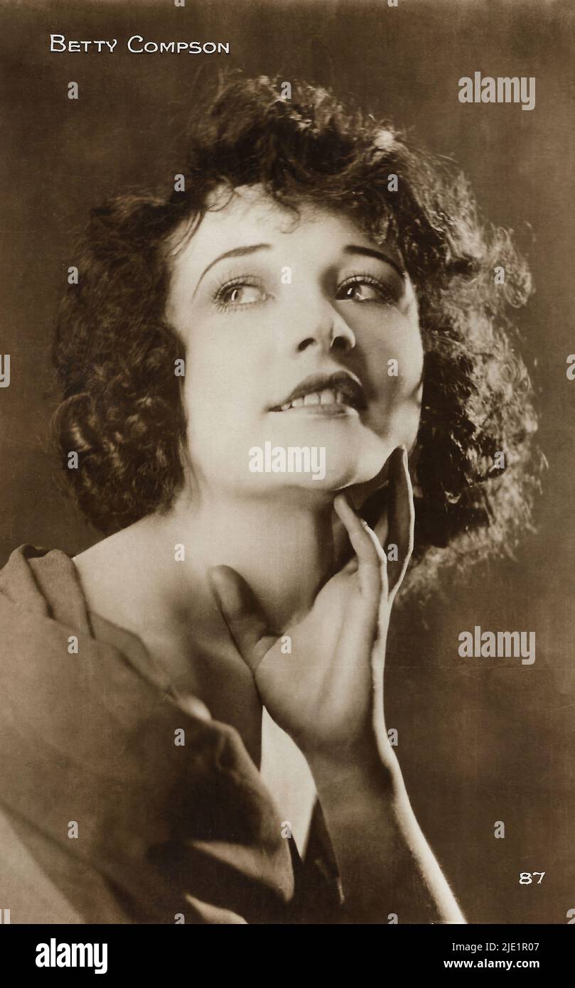 Portrait of Betty Compson - Hollywood silent movie actress Stock Photo ...