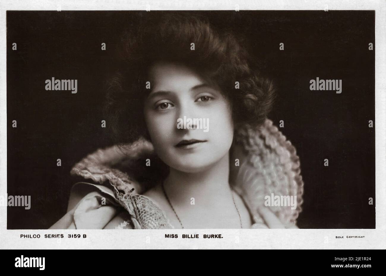Portrait of Billie Burke 004 - British stage star of the Victorian and ...