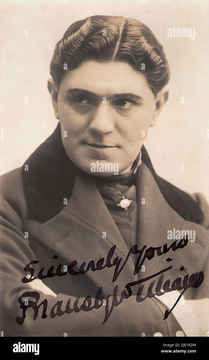 Portrait of Bransby Williams 001 - British stage star of the Victorian ...