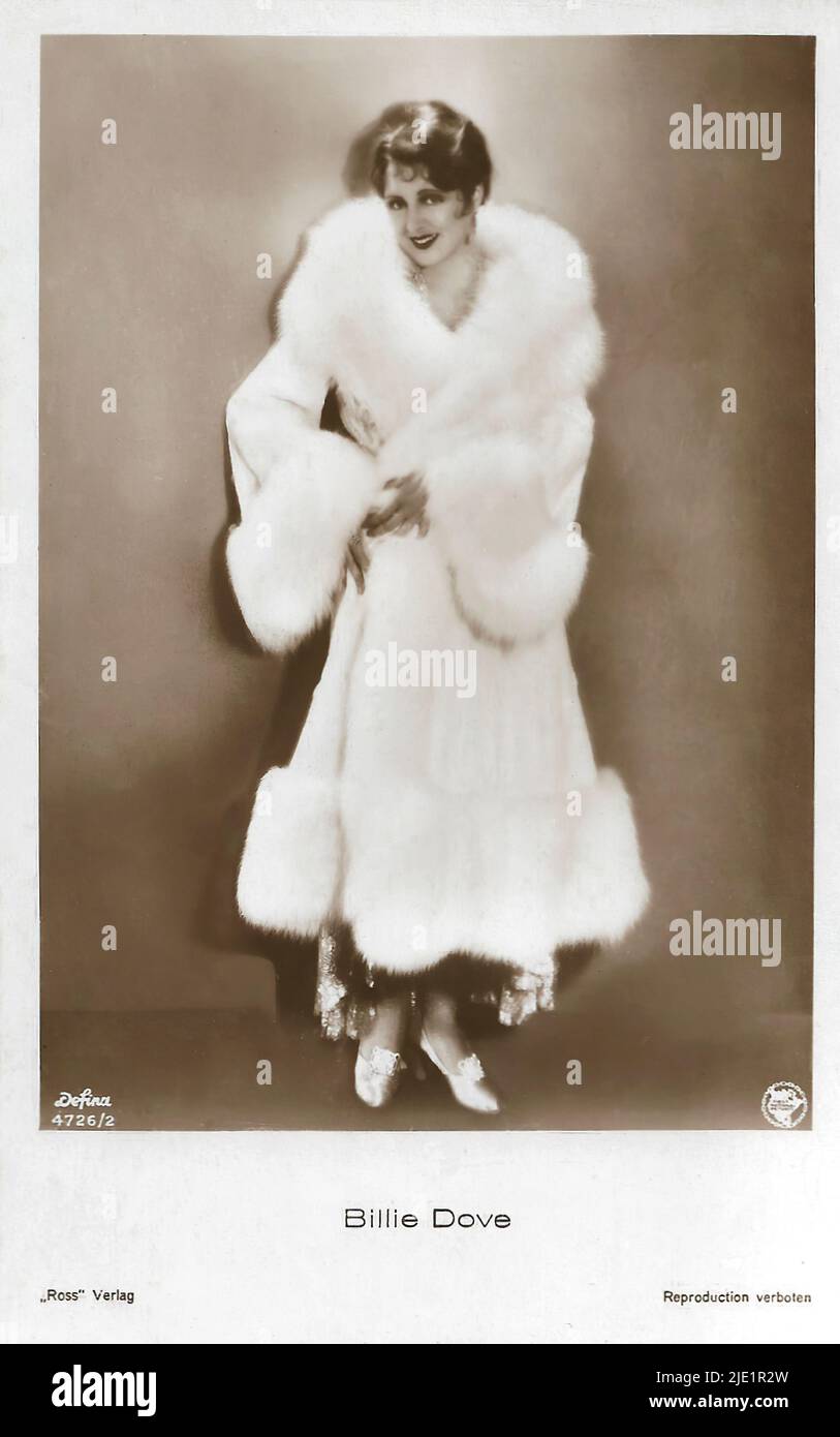 Portrait of Billie Dove 001 - Hollywood silent movie actress Stock ...