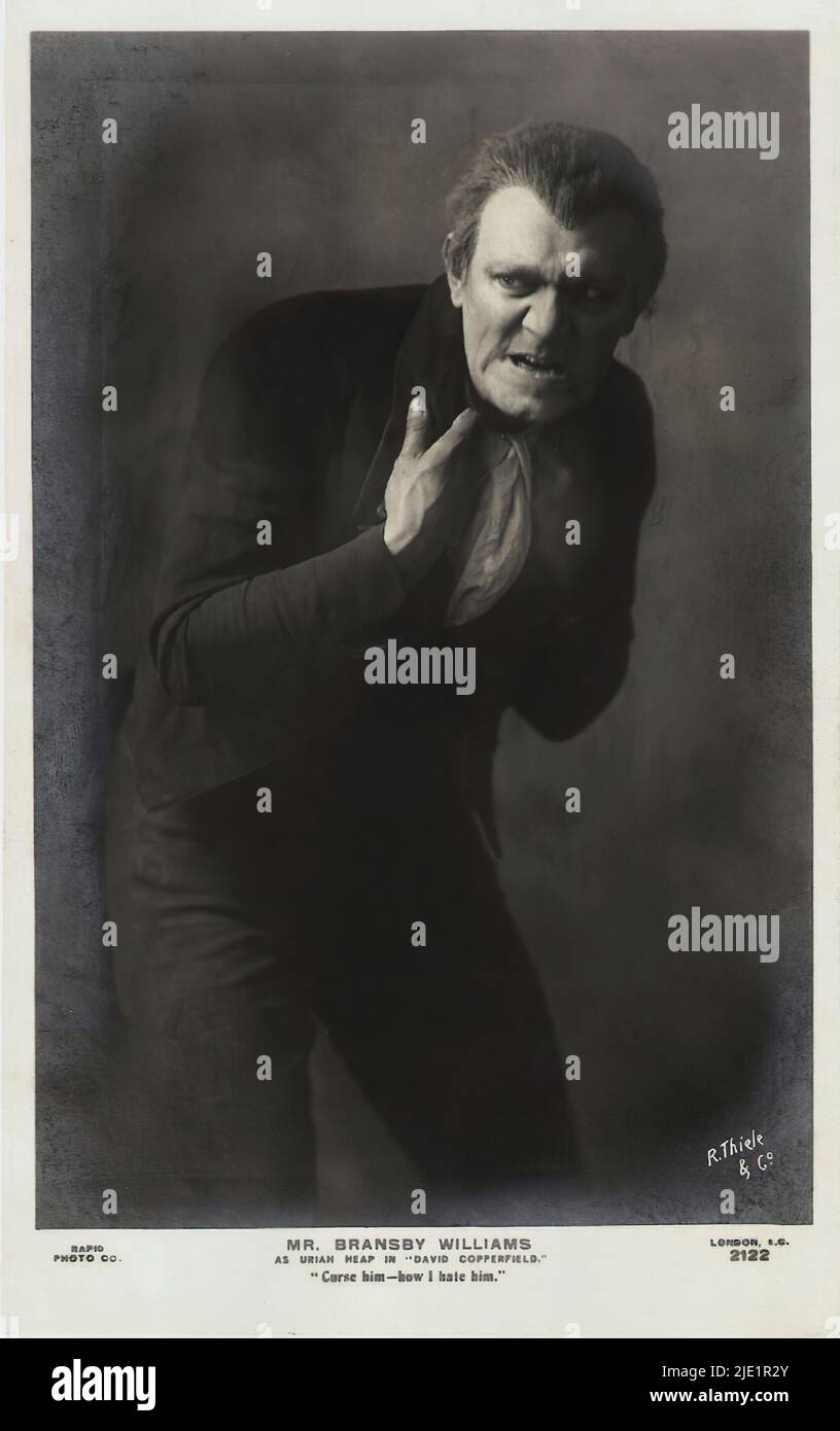 Portrait of Bransby Williams in David Copperfield - British stage star ...