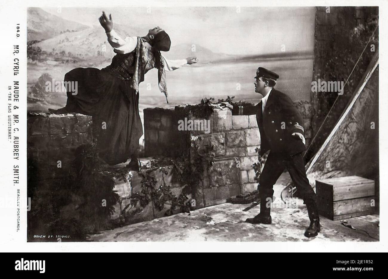 Portrait of C. Aubrey Smith and Cyril Maude in The Flag Lieutenant ...