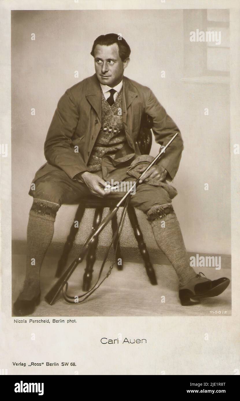 Portrait of Carl Auen 005 - German weimar era cinema (1918 - 1935 Stock Photo - Alamy