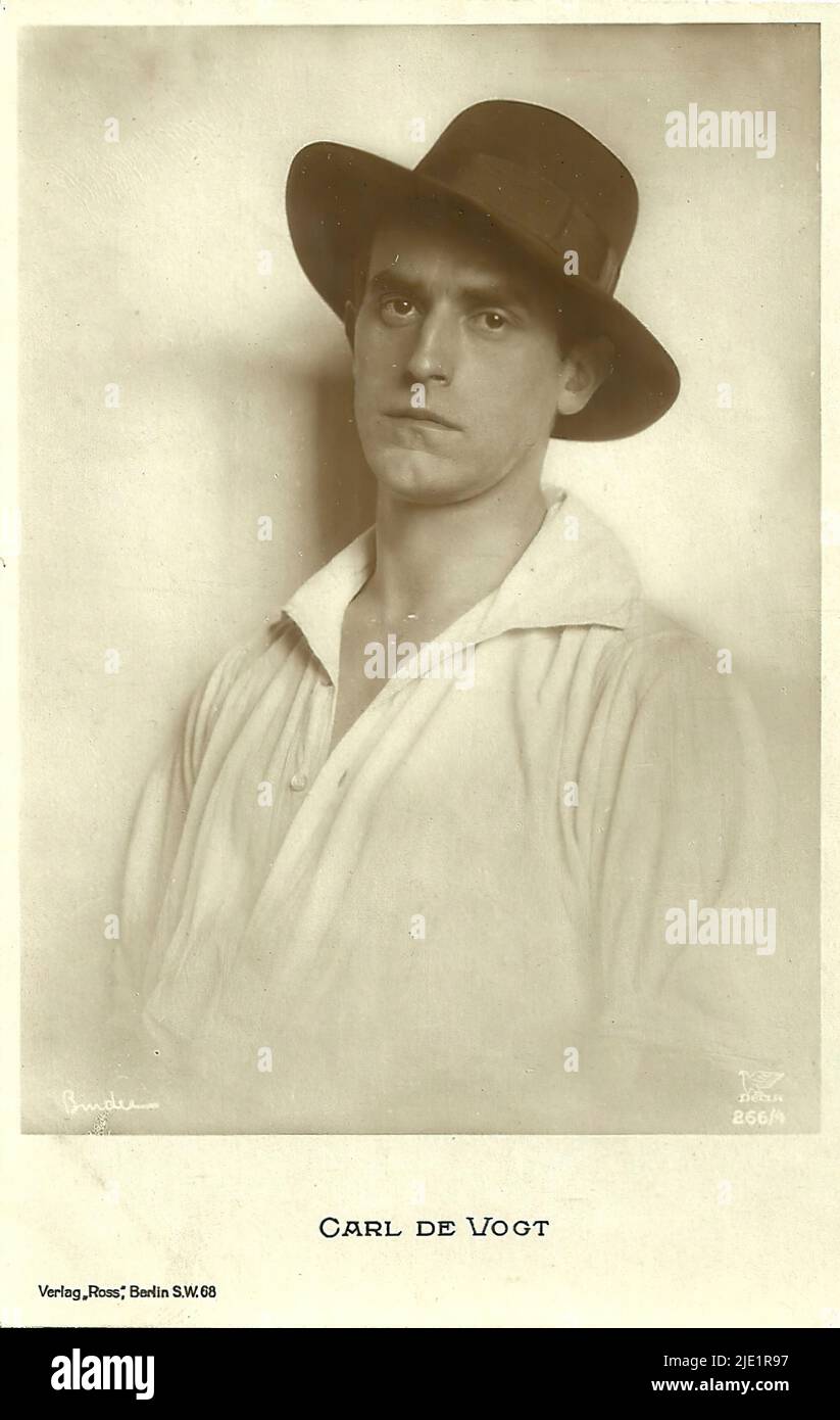 Portrait of Carl de Vogt - German wihelminian era cinema (1895 - 1918 ...