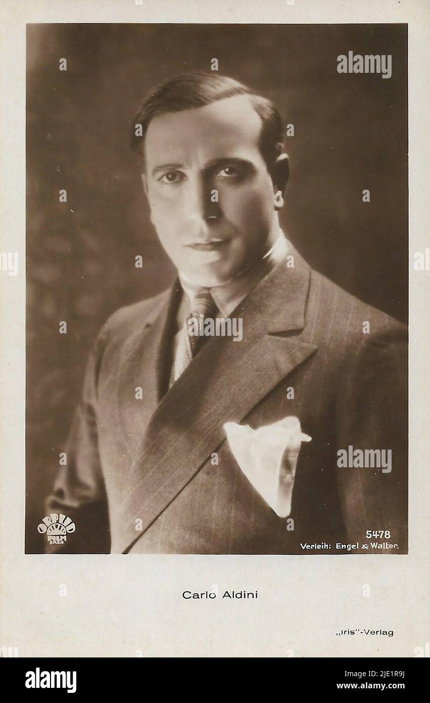 Portrait of Carlo Aldini 002 - German weimar era cinema (1918 - 1935 ...