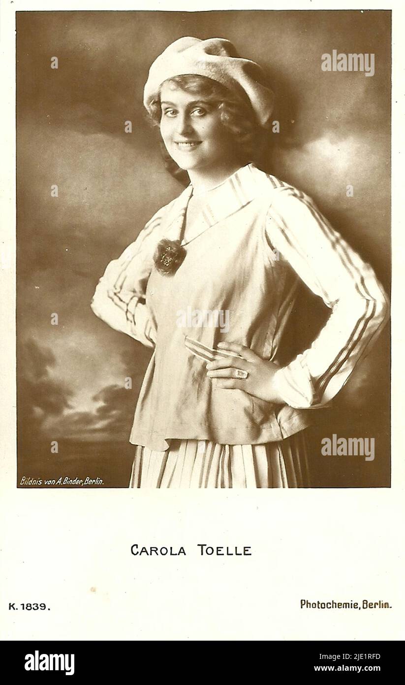 Portrait of Carola Toelle 002 - German weimar era cinema (1918 - 1935 ...
