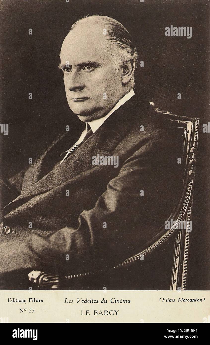 Portrait of Charles Le Bargy 003 - French theatre classic era Stock ...
