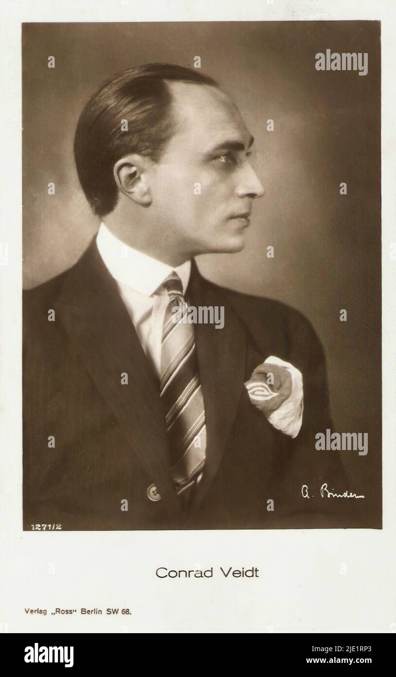 Portrait of Conrad Veidt 002 - German weimar era cinema (1918 - 1935 ...