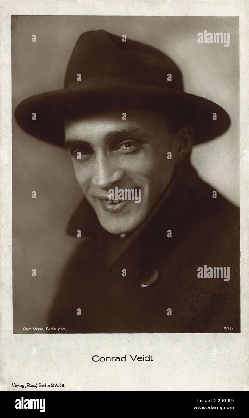 Portrait of Conrad Veidt 001 - German weimar era cinema (1918 - 1935 ...