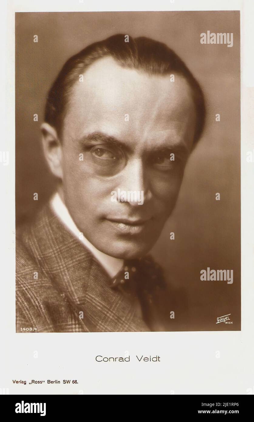 Portrait of Conrad Veidt 004 - German weimar era cinema (1918 - 1935 ...