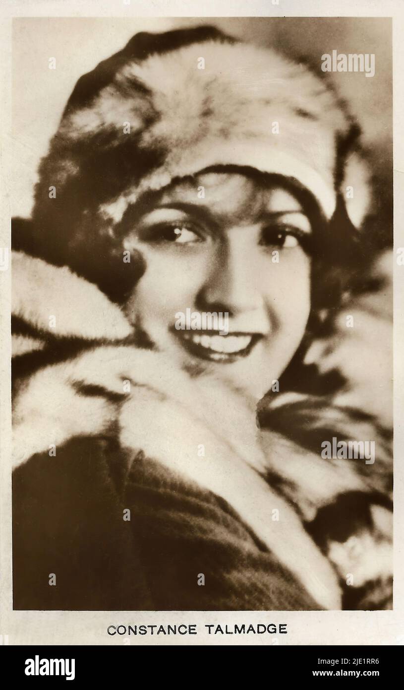 Portrait of Constance Talmadge 002 - Hollywood silent movie actress ...