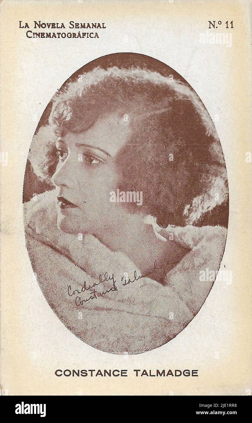 Portrait of Constance Talmadge 003 - Hollywood silent movie actress ...