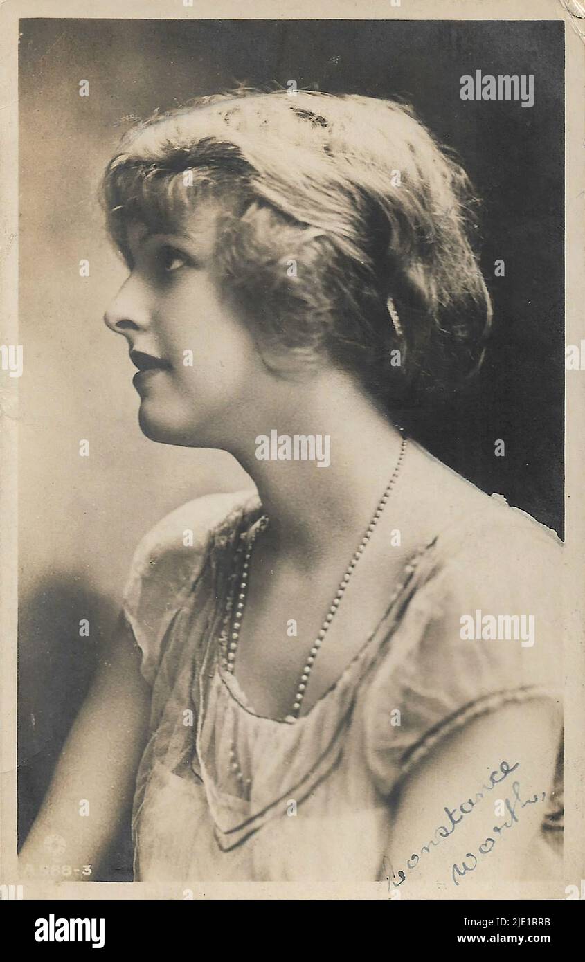 Portrait of Constance Worth 001 - British silent cinema Stock Photo - Alamy