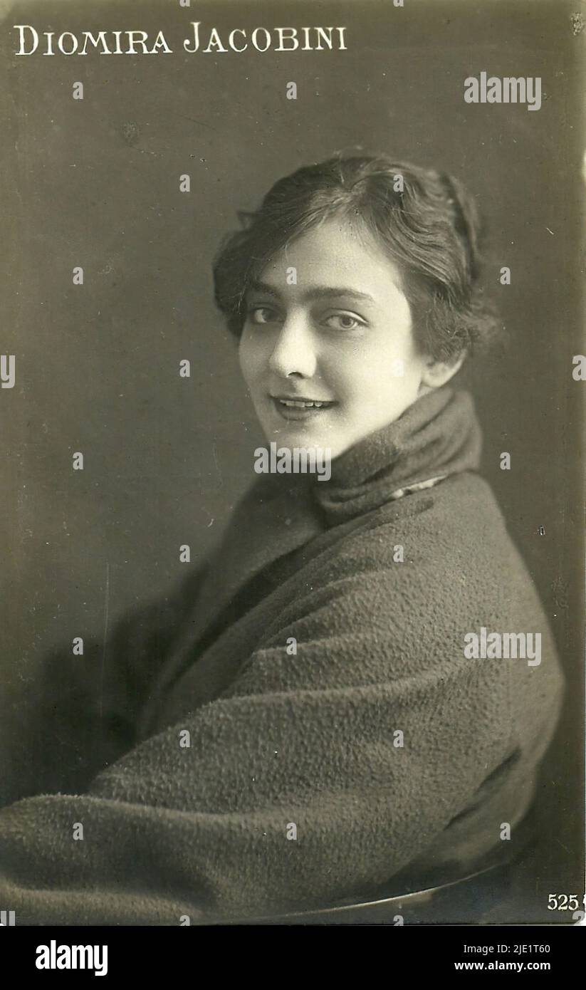 Portrait of Diomira Jacobini 003 - Italian silent cinema era actress ...