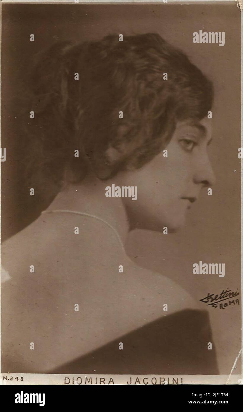 Portrait of Diomira Jacobini 005 - Italian silent cinema era actress ...