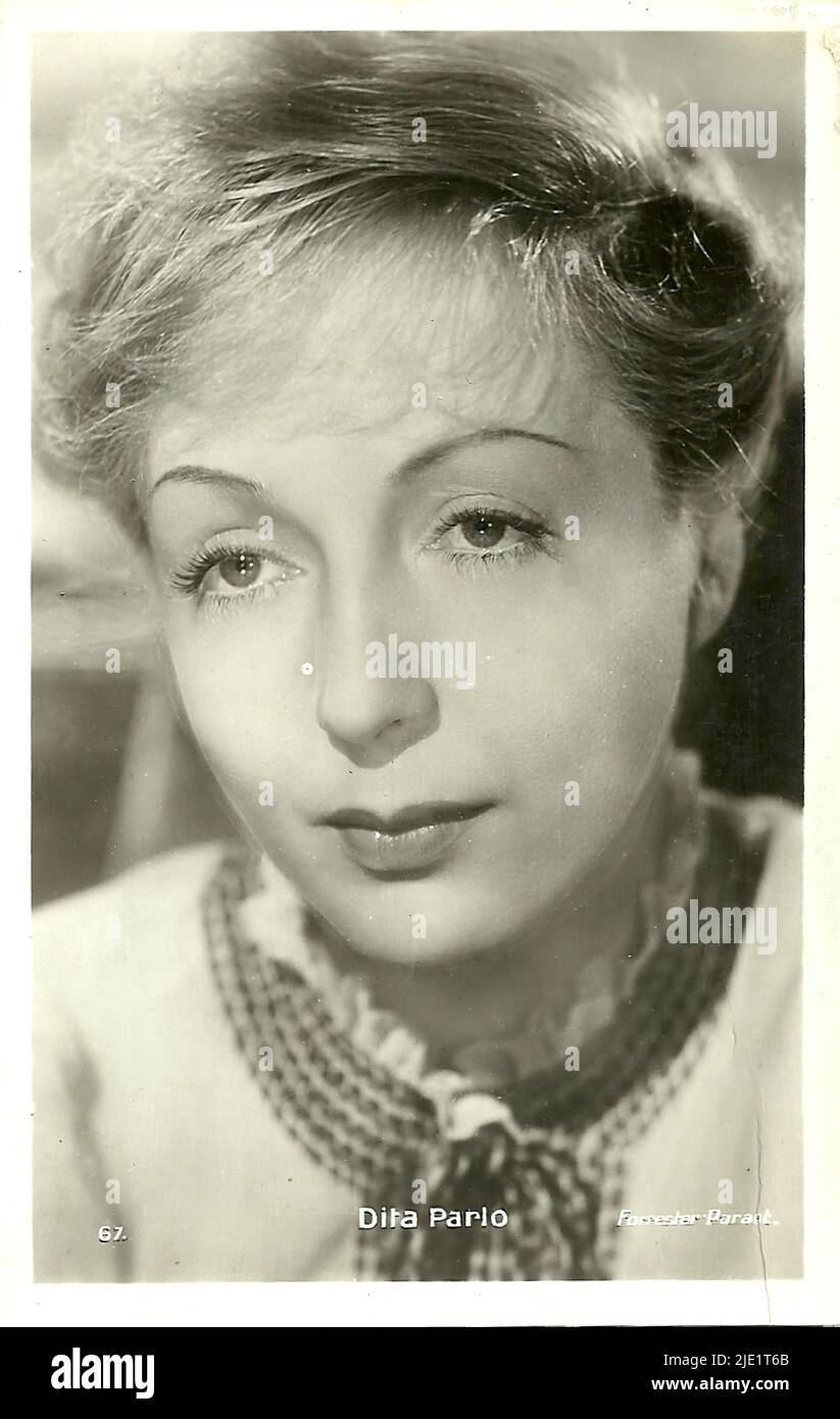 Portrait of Dita Parlo 003 - German weimar era cinema (1918 - 1935 Stock Photo - Alamy