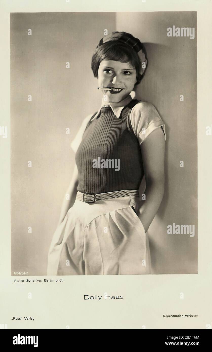 Portrait of Dolly Haas 002 - German weimar era cinema (1918 - 1935 ...