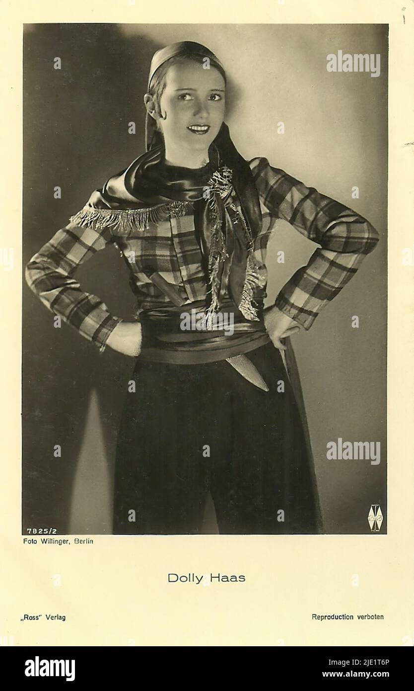 Portrait of Dolly Haas 004 - German weimar era cinema (1918 - 1935 ...