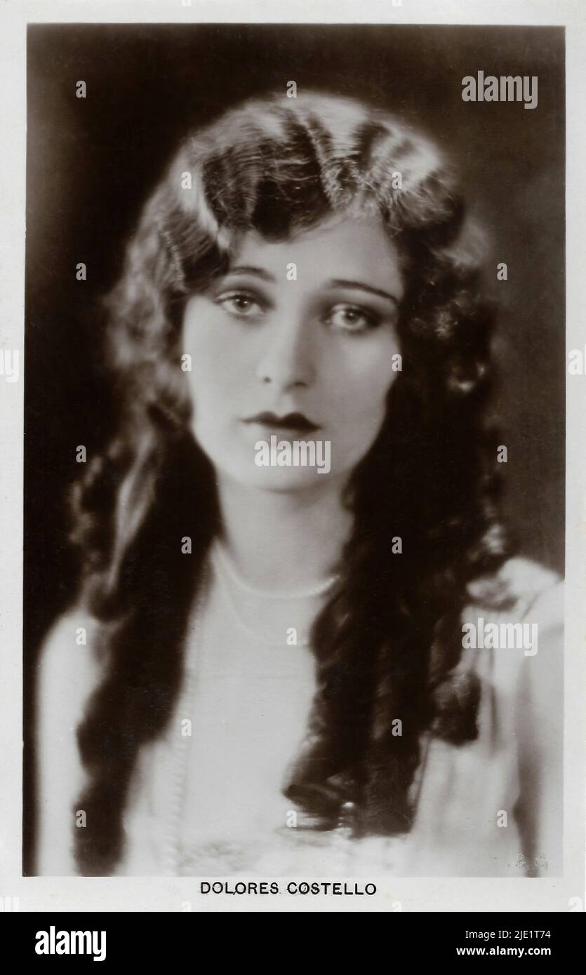 Portrait of Dolores Costello 001 - Hollywood silent movie actress Stock ...