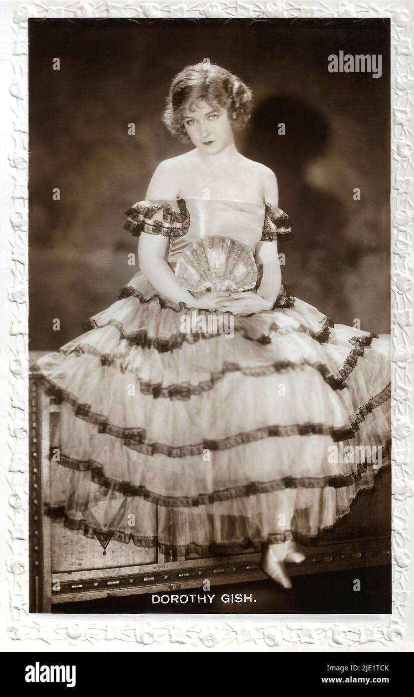 Portrait of Dorothy Gish 006 - Hollywood silent movie actress Stock ...