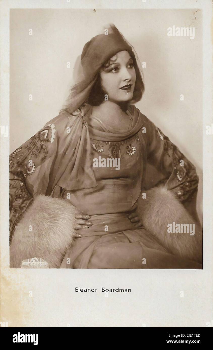 Portrait of Eleanor Boardman 004 - Hollywood silent movie actress Stock ...